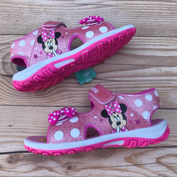 Disney | Shoes | Disney Minnie Mouse Pink Sandals | Poshmark